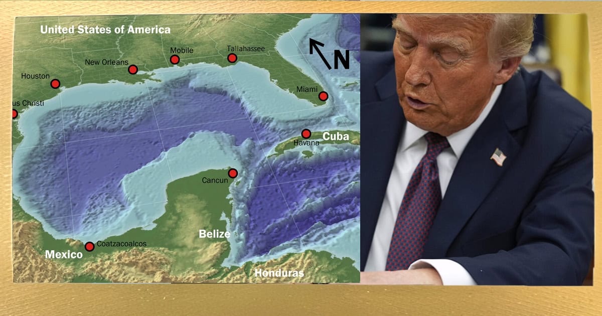 Trump Just Ordered Epstein Island Relocated to Gulf of America - The ...
