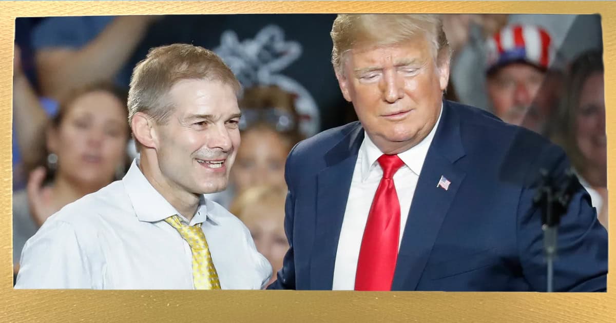 Jim Jordan Happy to Give Congressional Spending Power to Trump's ...