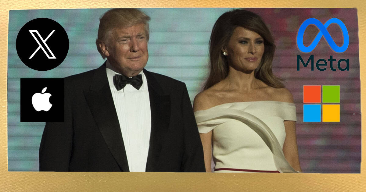 X, Meta, TikTok, Microsoft, Apple Are Hosting Trump's Balls and Also ...
